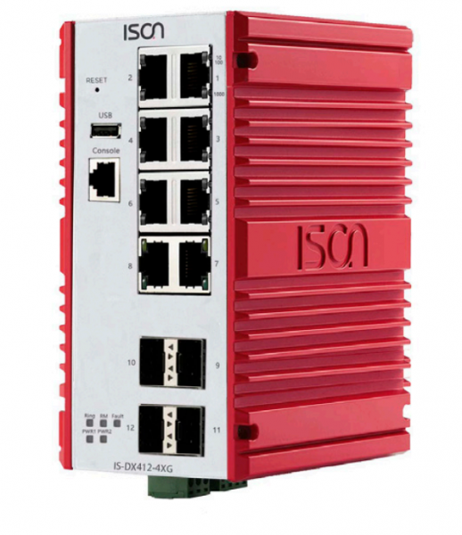 IS-DX412-4XG: Industrial Ethernet Switches ISON Technology — Azerbaijan ...