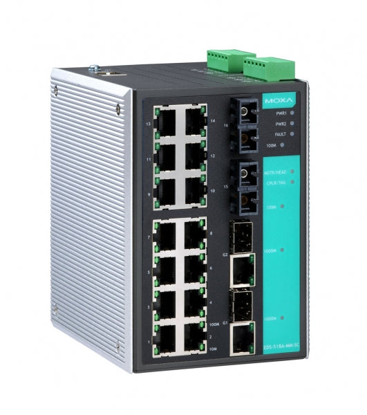 EDS-518A-SS-SC: Industrial Ethernet Switches MOXA — Azerbaijan, AaBaCus ...